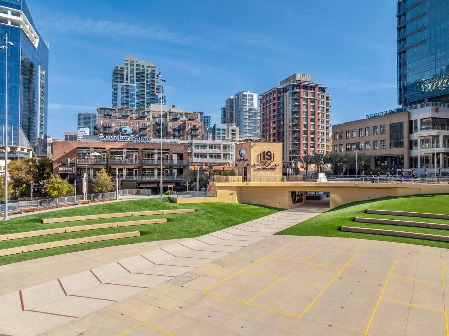 Gallagher Square at Petco Park - GroundLevel Landscape Architecture